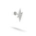 Lightning Flatback Ear Piercing 14K Gold with CZ Stone – Lunia Atelier